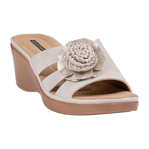 Click here for GC Shoes Womens Jenna Floral Wedge Sandals  9 1/2... prices