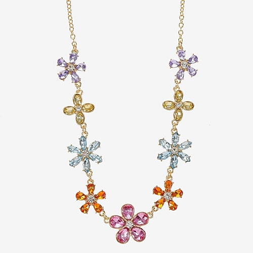 Click here for Monet Jewelry Womens Multi Color 17 Inch Collar Ne... prices