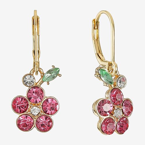 Click here for Monet Jewelry Womens Multi Color Glass Flower Drop... prices