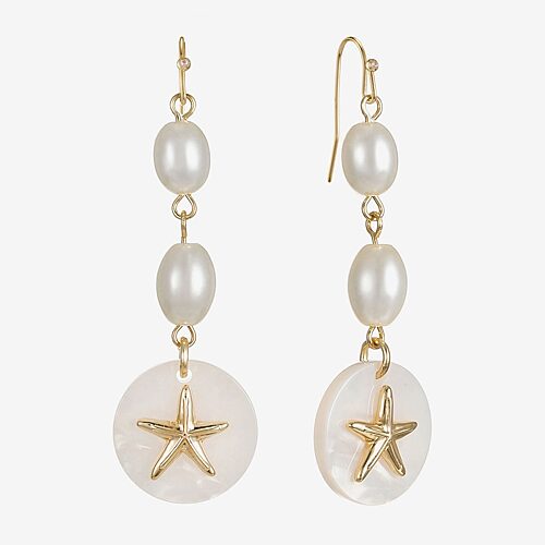 Click here for Liz Claiborne Starfish Womens Drop Earrings  One S... prices