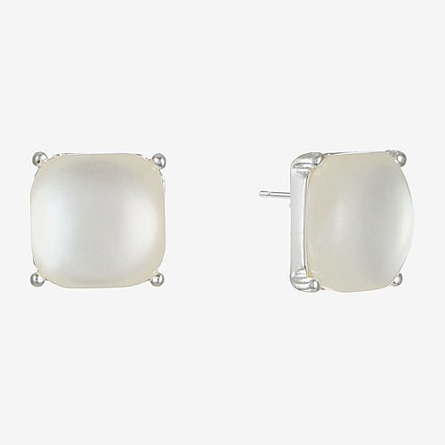 Click here for Liz Claiborne 12.4mm Stud Earrings  One Size  Whit... prices