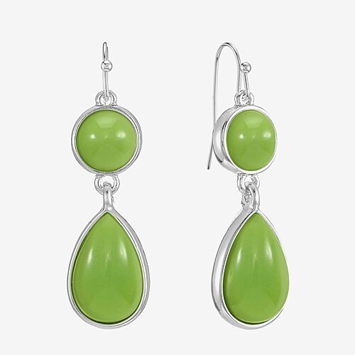 Click here for Liz Claiborne Womens Drop Earrings  One Size  Gree... prices