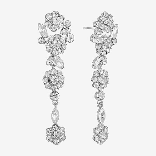 Click here for Monet Jewelry Womens Glass Round Hypoallergenic Dr... prices