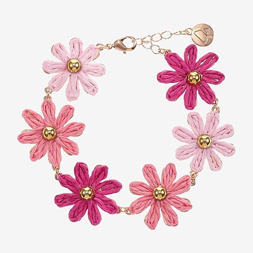 Click here for Liz Claiborne Womens Flower Strand Bracelet  One S... prices