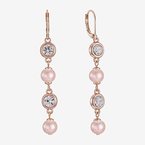 Click here for Monet Jewelry Womens Glass Simulated Pearl Round D... prices