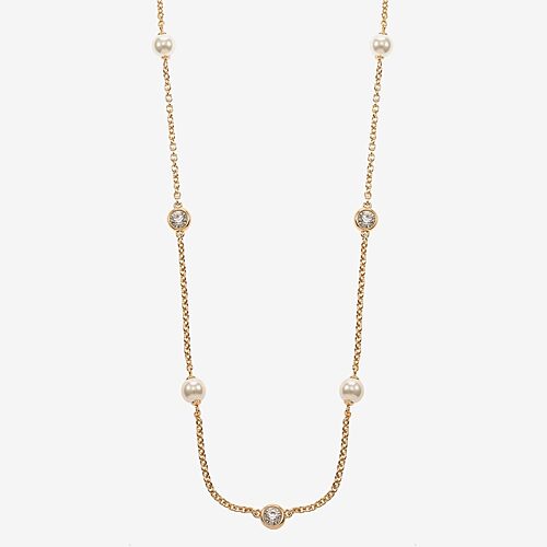 Click here for Monet Jewelry Womens Glass 36 Inch Strand Necklace... prices