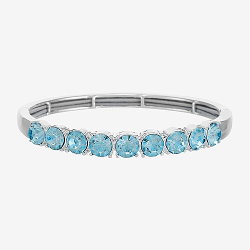 Click here for Monet Jewelry Womens Blue Glass Round Bangle Brace... prices