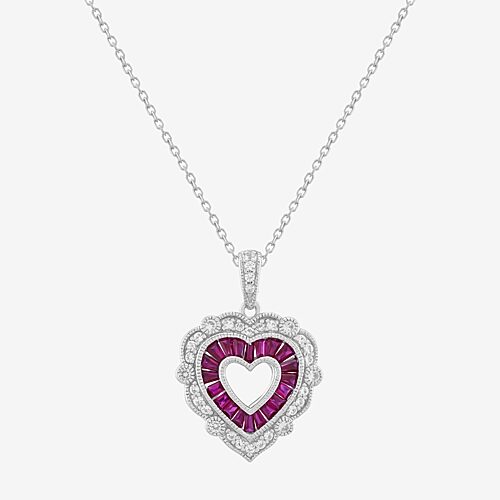 Click here for Limited Quantities! Womens Lab Created Red Ruby St... prices