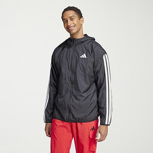 Click here for adidas Mens Essential Three-Stripes Woven Windbrea... prices