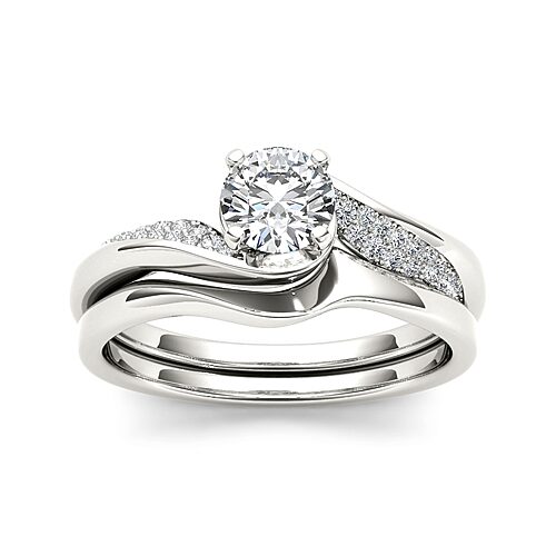 Click here for 5/8 CT.T.W. Natural Diamond 14K Yellow Gold Bridal... prices