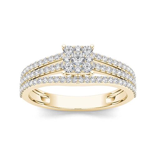 Click here for 5/8 CT.T.W. Natural Diamond 10K Yellow Gold Engage... prices