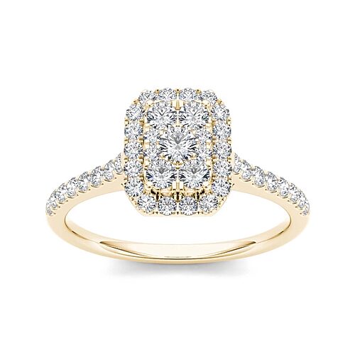 Click here for 3/4 CT.T.W. Natural Diamond 10K Yellow Gold Engage... prices