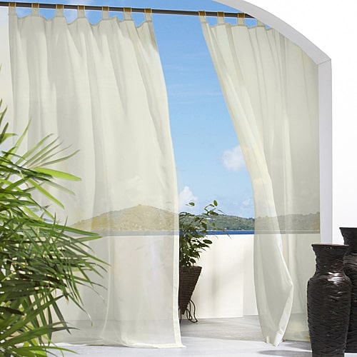 Click here for Escape Hook & Loop Tab Curtain - Ivory prices