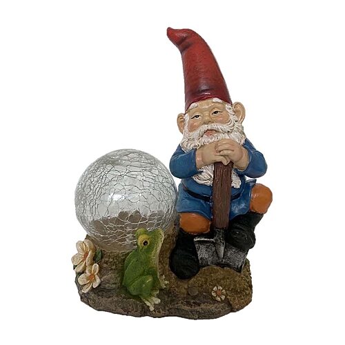 Click here for 9 Solar Garden Gnome  One Size  Blue prices