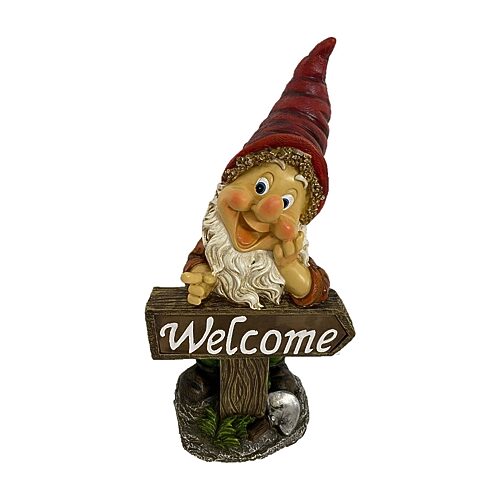 Click here for 13 Solar Welcome Gnome  One Size  Brown prices
