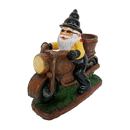 Click here for 8 Motorcycle Gnome  One Size  Brown prices