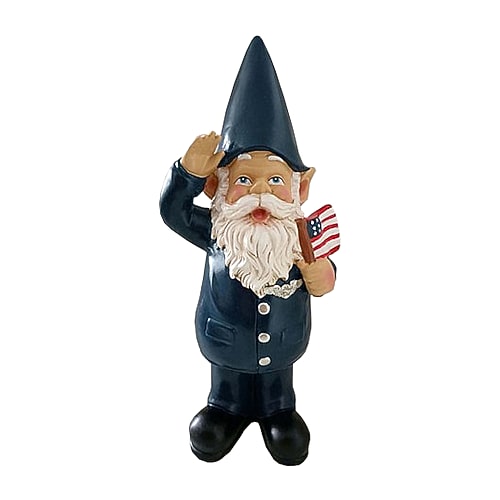 Click here for 12 Outdoor Resin Air Force Gnome  One Size  Blue prices
