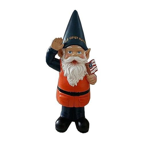 Click here for 12 Outdoor Resin Coast Guard Gnome  One Size  Oran... prices