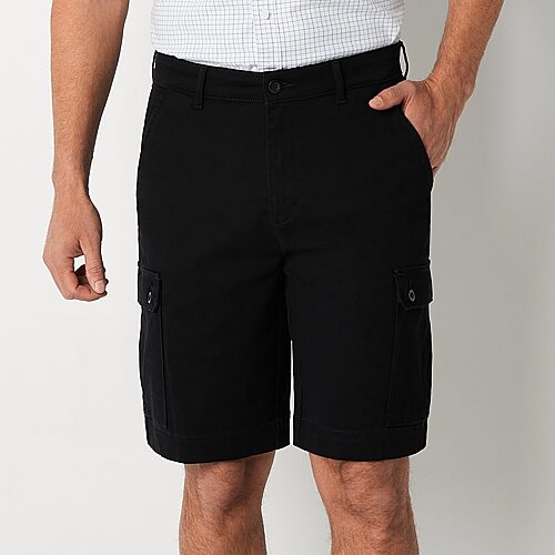Click here for St. Johns Bay Mens 10 Stretch Fabric Cargo Short... prices