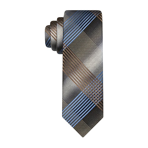 Click here for Van Heusen Extra Long Grid Tie  One Size  Beige prices