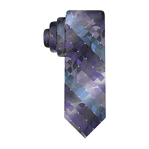 Click here for Van Heusen Extra Long Geometric Tie  One Size  Pur... prices