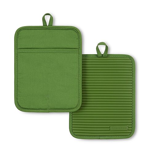 Click here for KitchenAid Ribbed Soft Silicone Pot Holder Set  2... prices