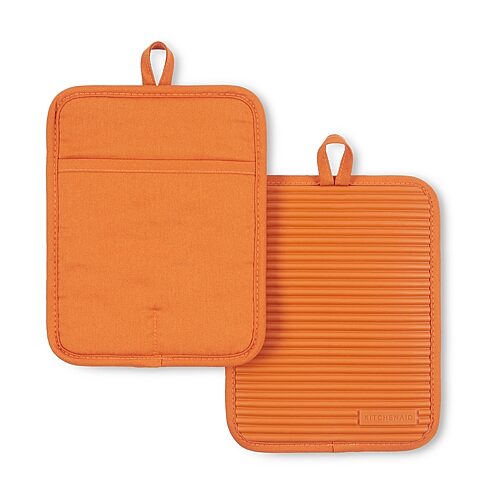 Click here for KitchenAid Ribbed Soft Silicone Pot Holder Set  2... prices
