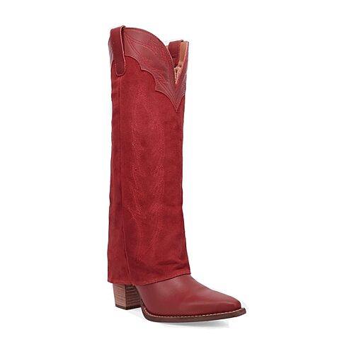 Click here for Dingo Womens Wild Fire Leather Boot - Red prices