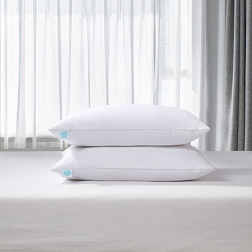 Click here for Martha Stewart Medium Firm 233TC 2pk. Feather Pill... prices