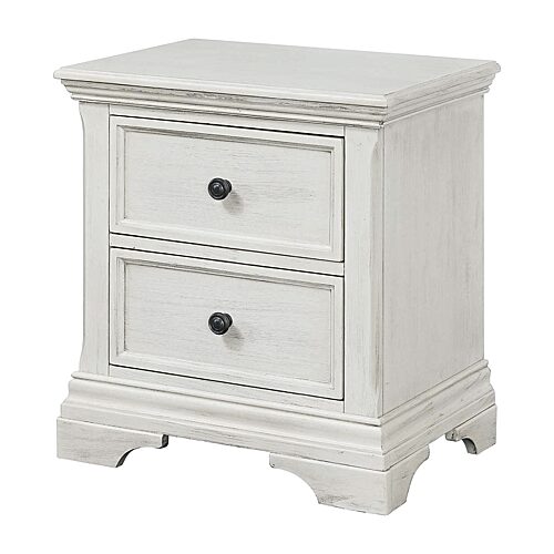 Click here for Youth Bedroom 2-Drawer Nightstand  One Size  White prices