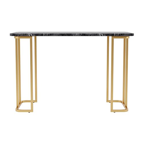 Click here for Furniture of America Mel Metal Console Table  One... prices