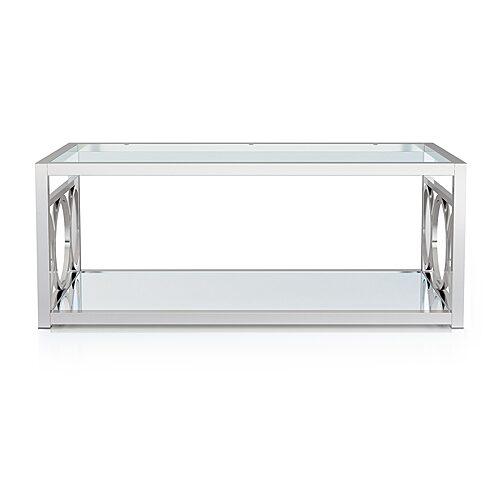 Click here for Furniture of America Jasper Glass Top Mirrored Sto... prices