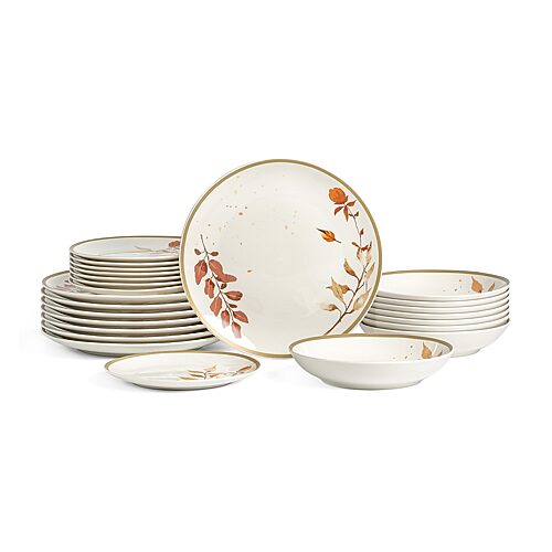 Click here for Stone Lain Maple 24-Pc. Dinnerware Set  Service Fo... prices