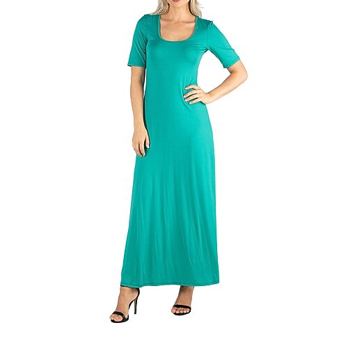 Click here for 24/7 Comfort Apparel Casual Maxi Dress With Short... prices