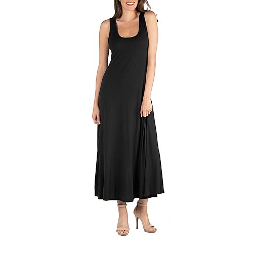 Click here for 24/7 Comfort Apparel Slim Fit A Line Sleeveless Ma... prices