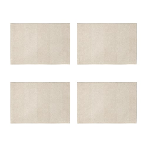 Click here for Homewear Bristol Placemat  One Size  Beige prices