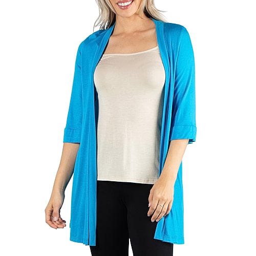 Click here for 24/7 Comfort Apparel Open Front 3/4 Length Sleeve... prices