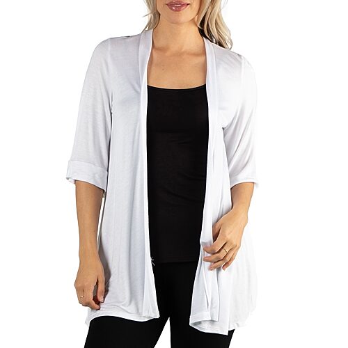 Click here for 24/7 Comfort Apparel Open Front 3/4 Length Sleeve... prices