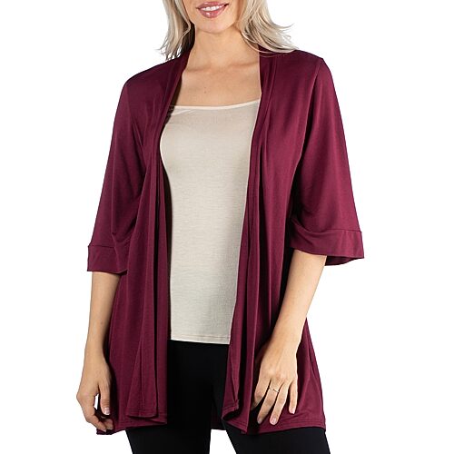 Click here for 24/7 Comfort Apparel Open Front 3/4 Length Sleeve... prices