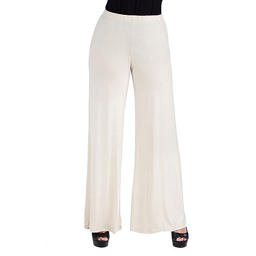 Click here for 24/7 Comfort Apparel Comfortable Solid Palazzo Pan... prices