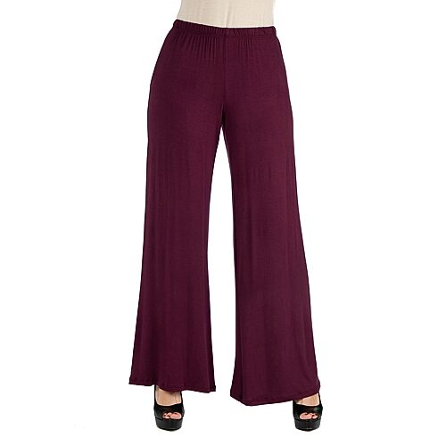 Click here for 24/7 Comfort Apparel Comfortable Solid Palazzo Pan... prices
