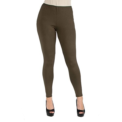 Click here for 24/7 Comfort Apparel Stretch Leggings  1x  Green prices
