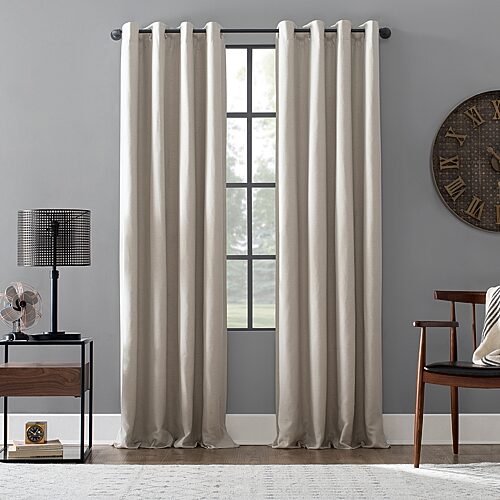 Click here for Archaeo Linen Blend Blackout Grommet Top Curtain prices