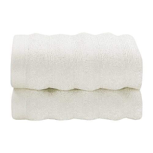 Click here for Queen Street Crete 2-pc. Washcloth  One Size  Whit... prices