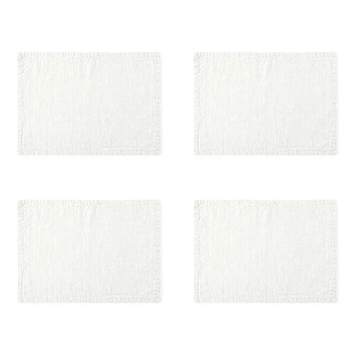 Click here for Linden Street Grayson Placemats  One Size  White prices