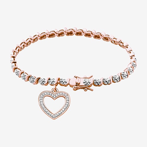 Click here for Sparkle Allure Womens Natural Diamond Accent Heart... prices