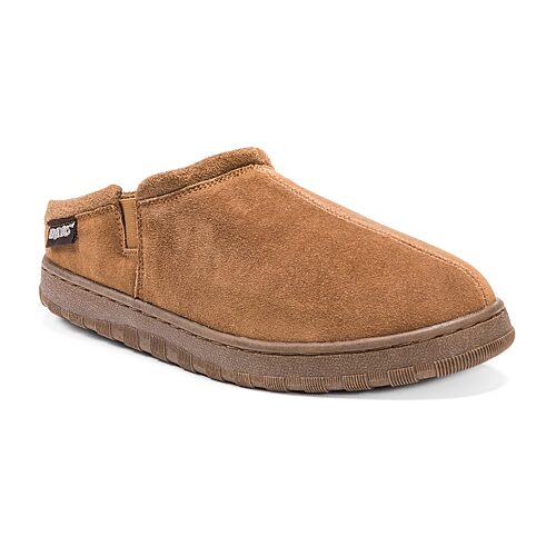 Click here for Muk Luks Mens Matt Printed Berber Suede Clog Slipp... prices