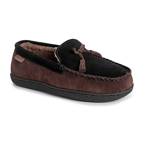 Click here for Muk Luks Mens Leather Goods By Talan Slipper  Blac... prices