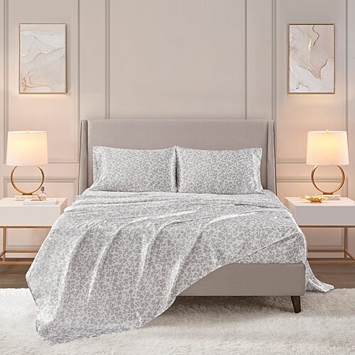 Click here for Madison Park Essentials Printed Satin Sheet Set  Q... prices