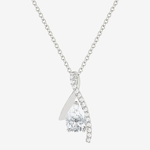 Click here for Womens Lab Created Gemstone Sterling Silver Pear 1... prices